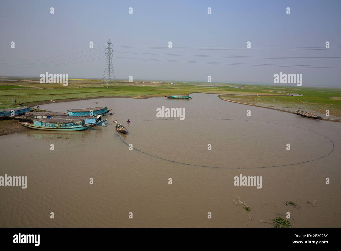 Fishing in the Titas River in Brahmanbaria, Bangladesh Stock Photo - Alamy