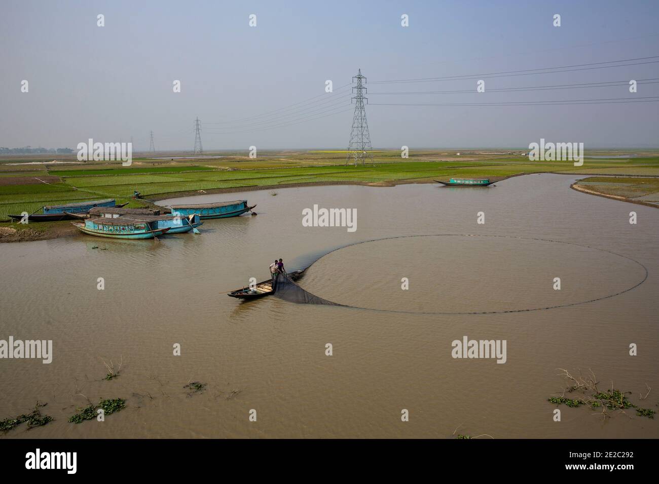 Fishing in the Titas River in Brahmanbaria, Bangladesh Stock Photo - Alamy