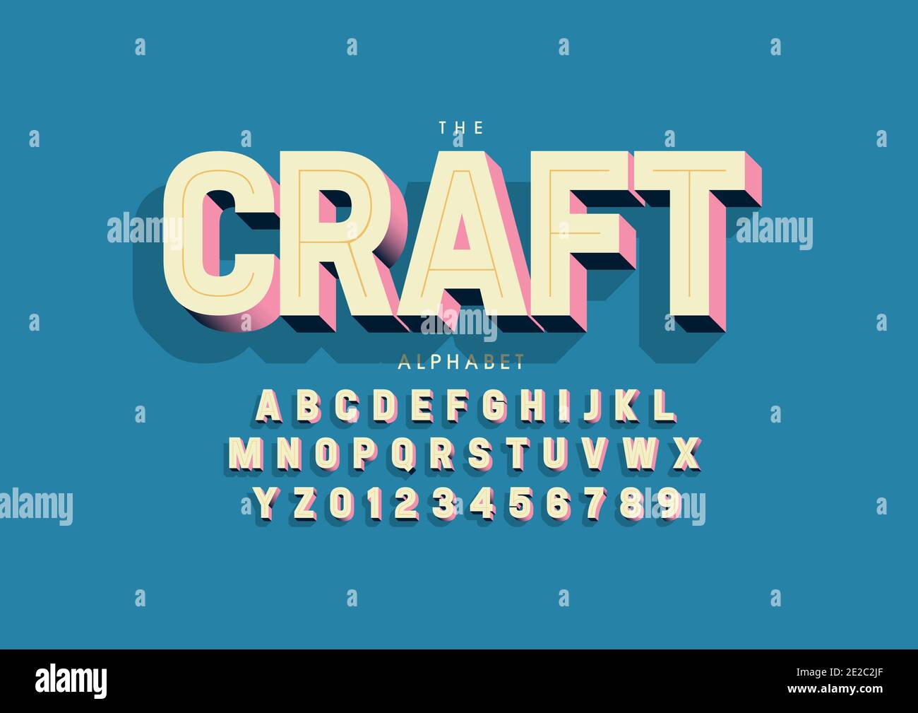 Vector of stylized alphabet and font Stock Vector Image & Art - Alamy