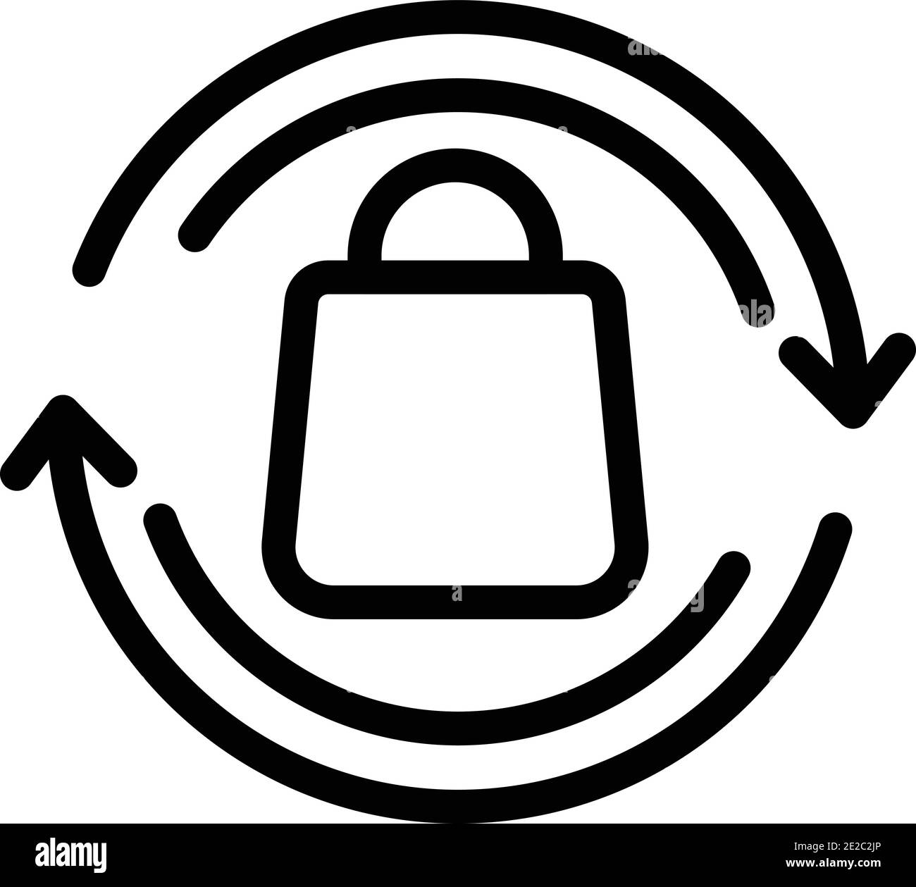 Natural resources cycle icon. Outline natural resources cycle vector ...