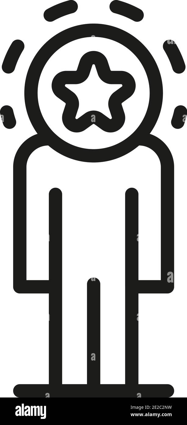 Vip hierarchy icon. Outline vip hierarchy vector icon for web design ...