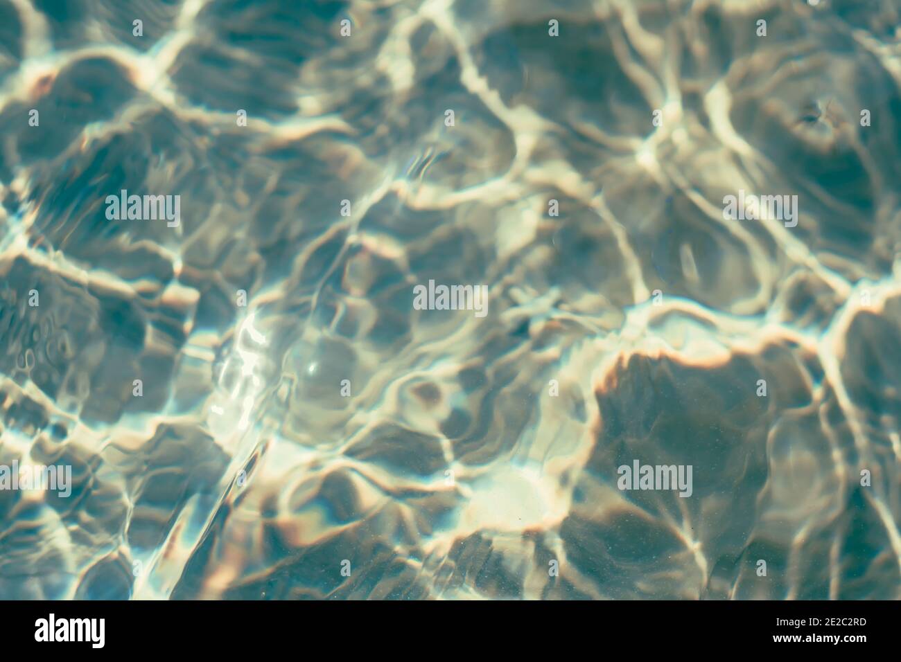 Blur effect soft focus nature real rippled sea ocean water surface ...