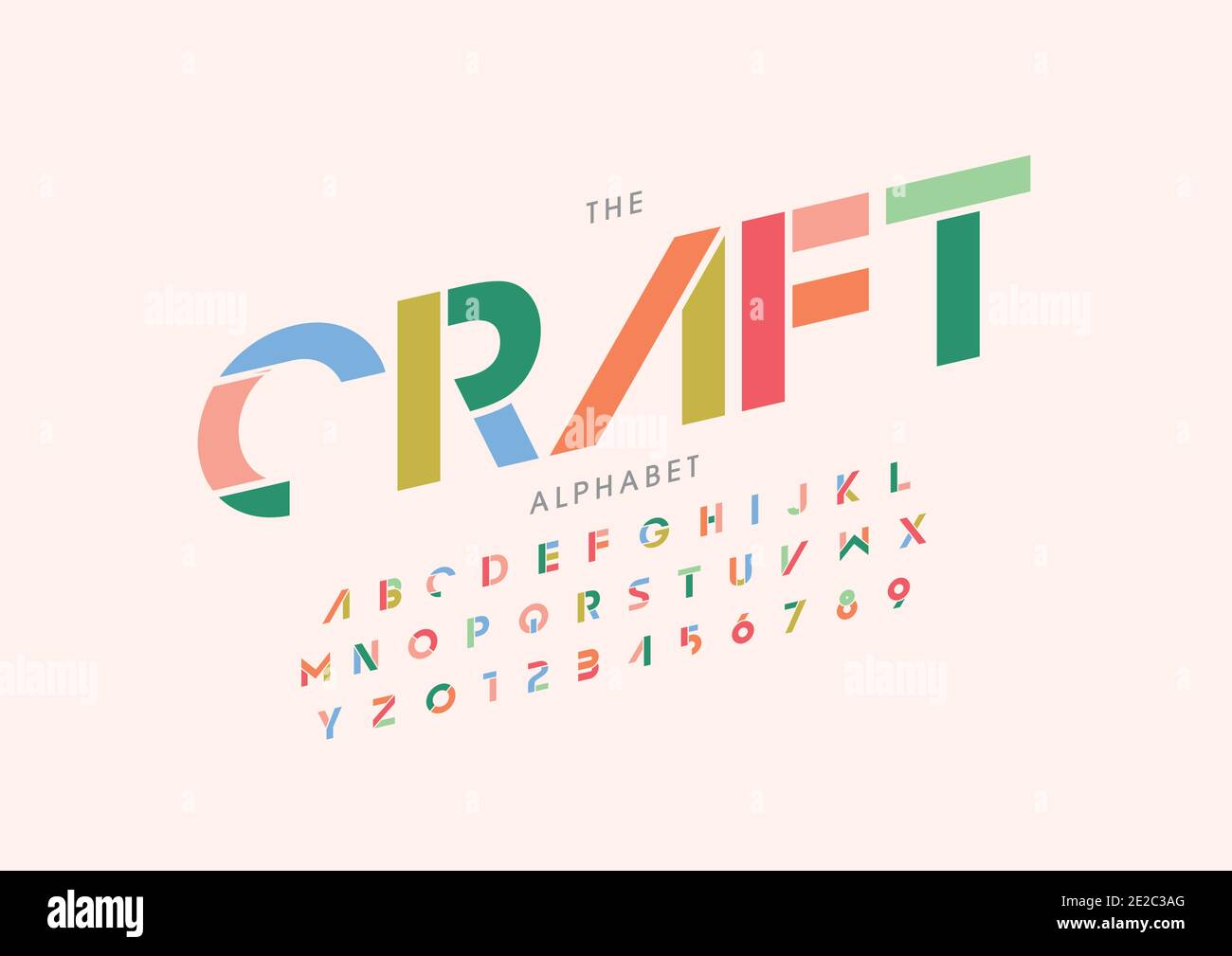 Vector of stylized alphabet and font Stock Vector Image & Art - Alamy