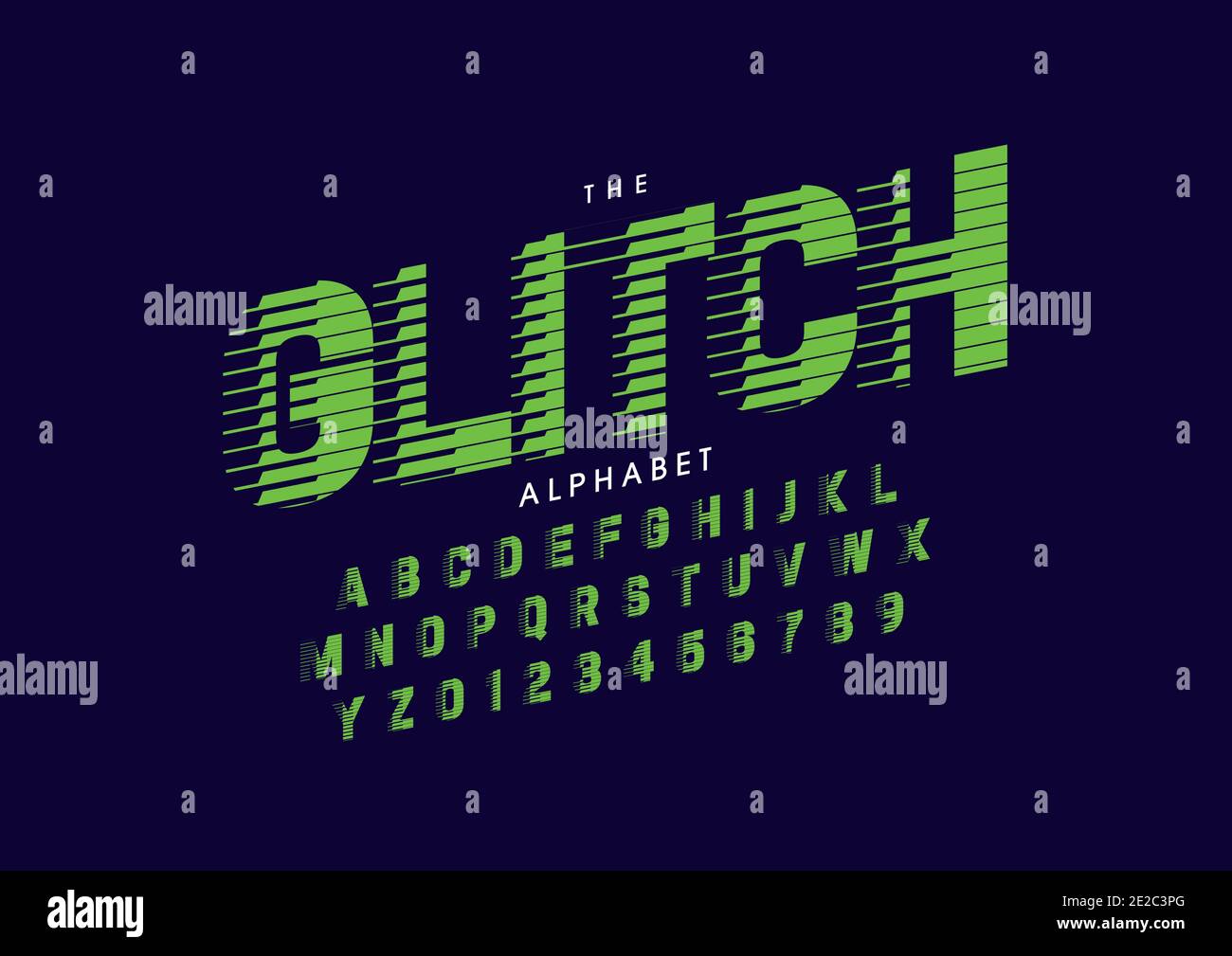 Vector of stylized alphabet and font Stock Vector Image & Art - Alamy