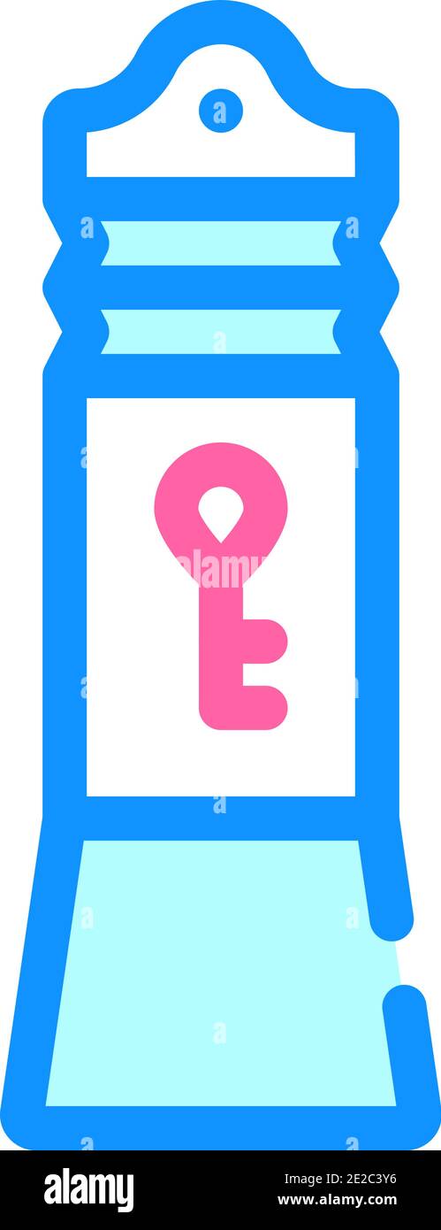 magnetic key color icon vector illustration color Stock Vector Image ...