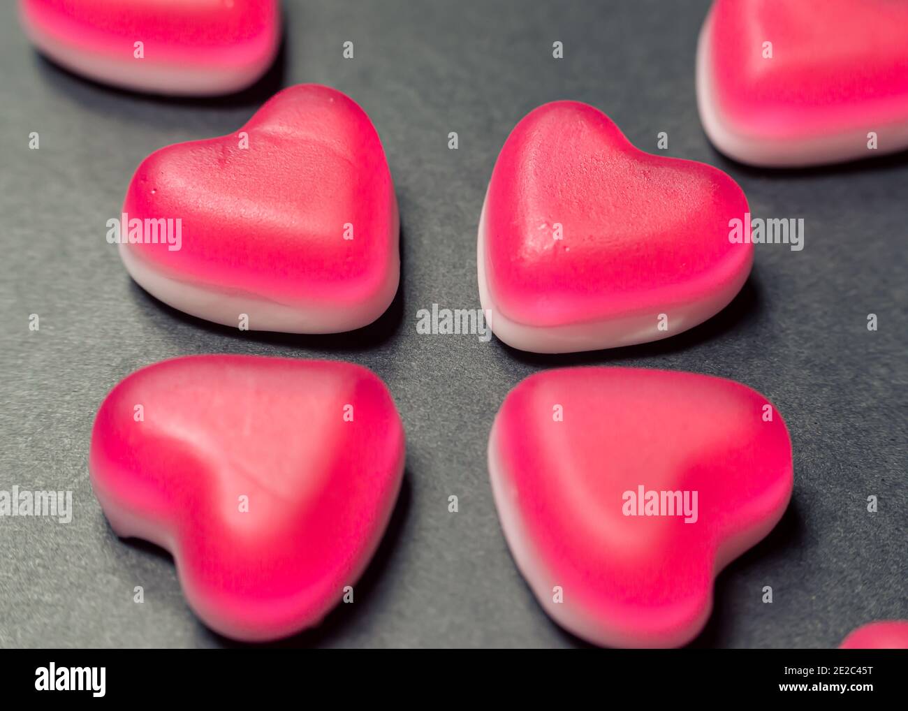 Heart shaped jelly sweets hi-res stock photography and images - Alamy