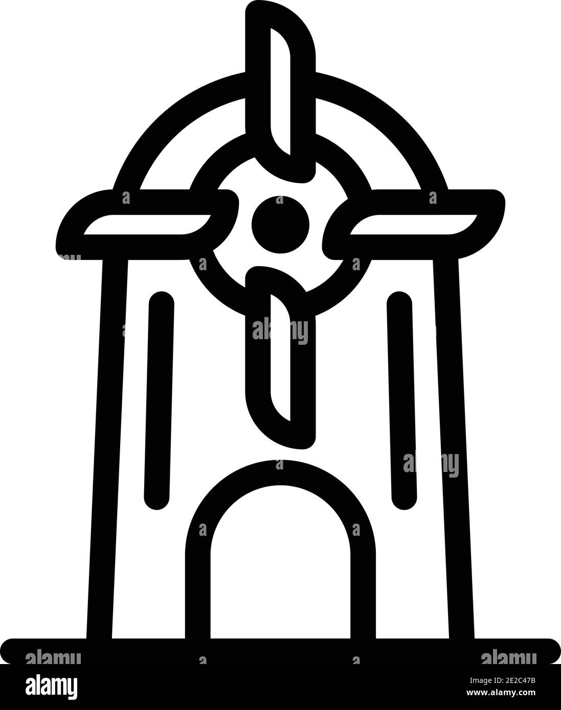 Water energy icon. Outline water energy vector icon for web design ...