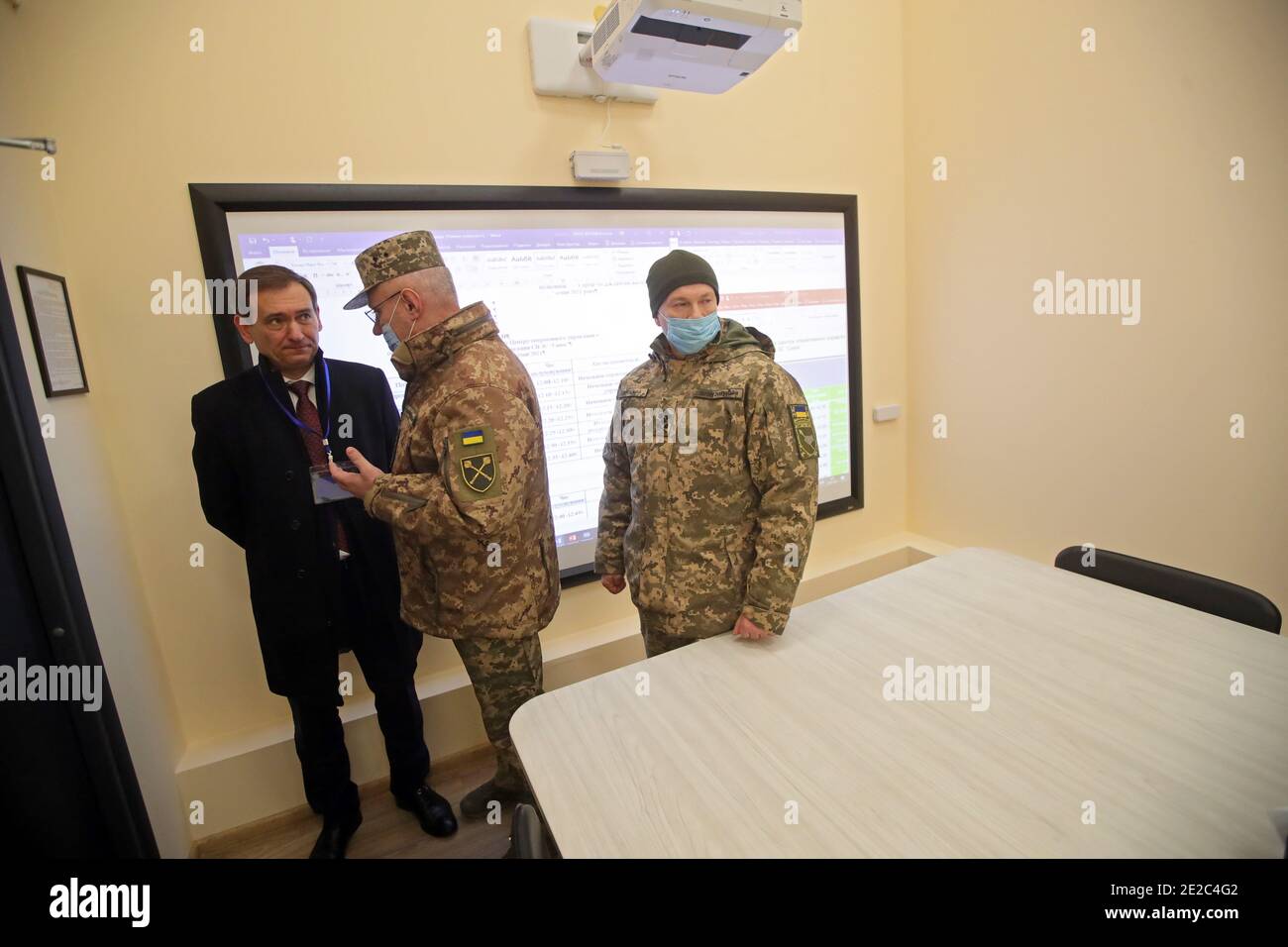 Non Exclusive: KYIV, UKRAINE - JANUARY 13, 2021 - Ñommander-in-Chief of ...