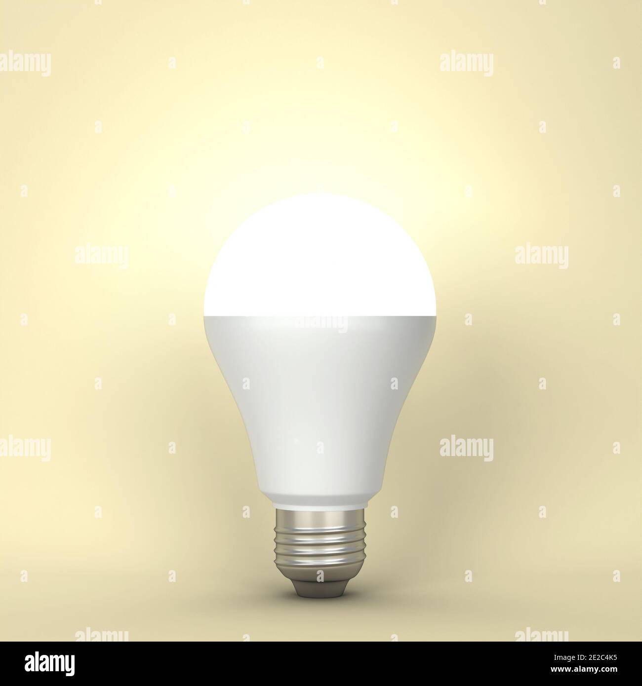 Led light bulb. 3d illustration Stock Photo - Alamy