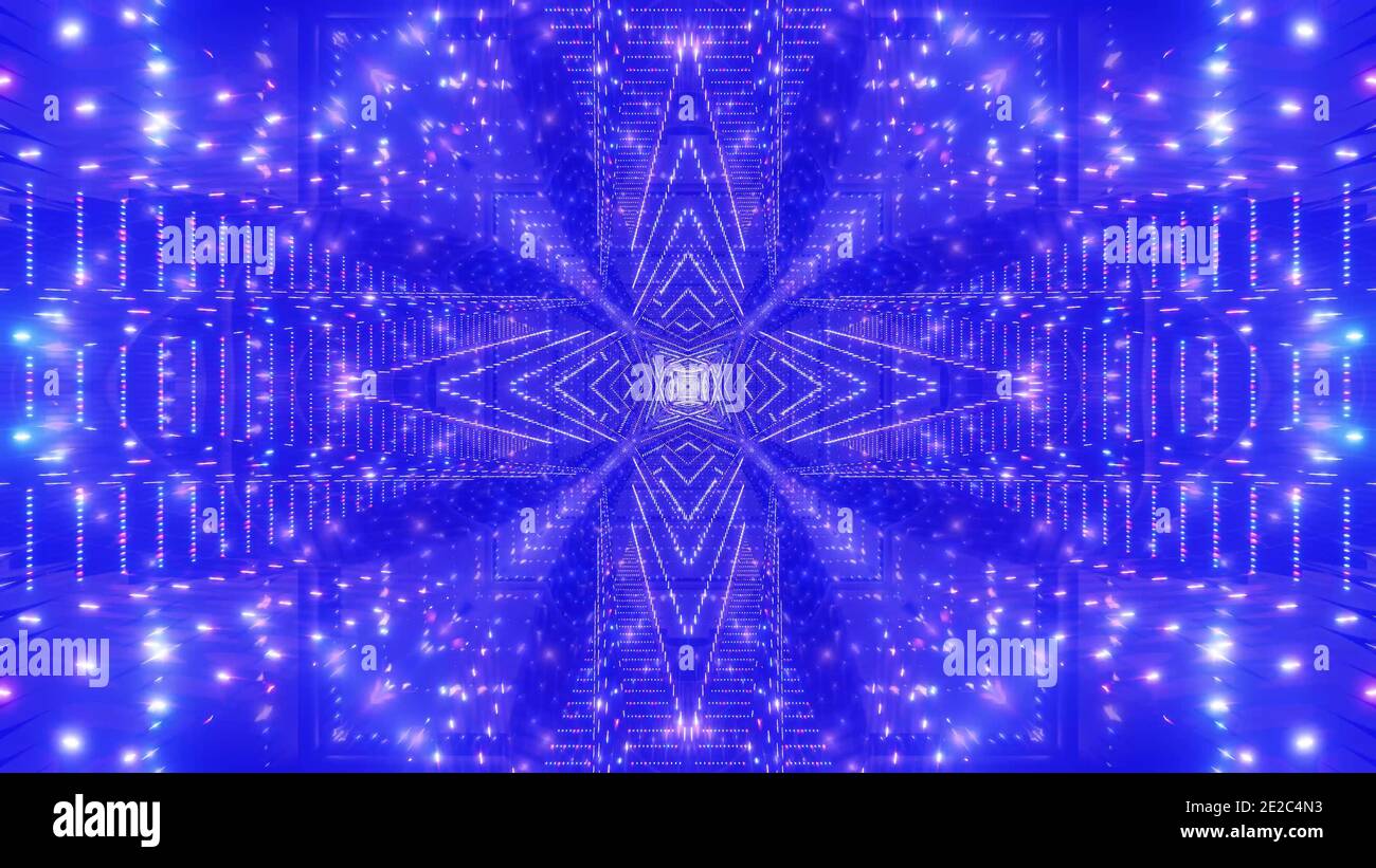 Glowing abstract space galaxy design 3d illustration background ...