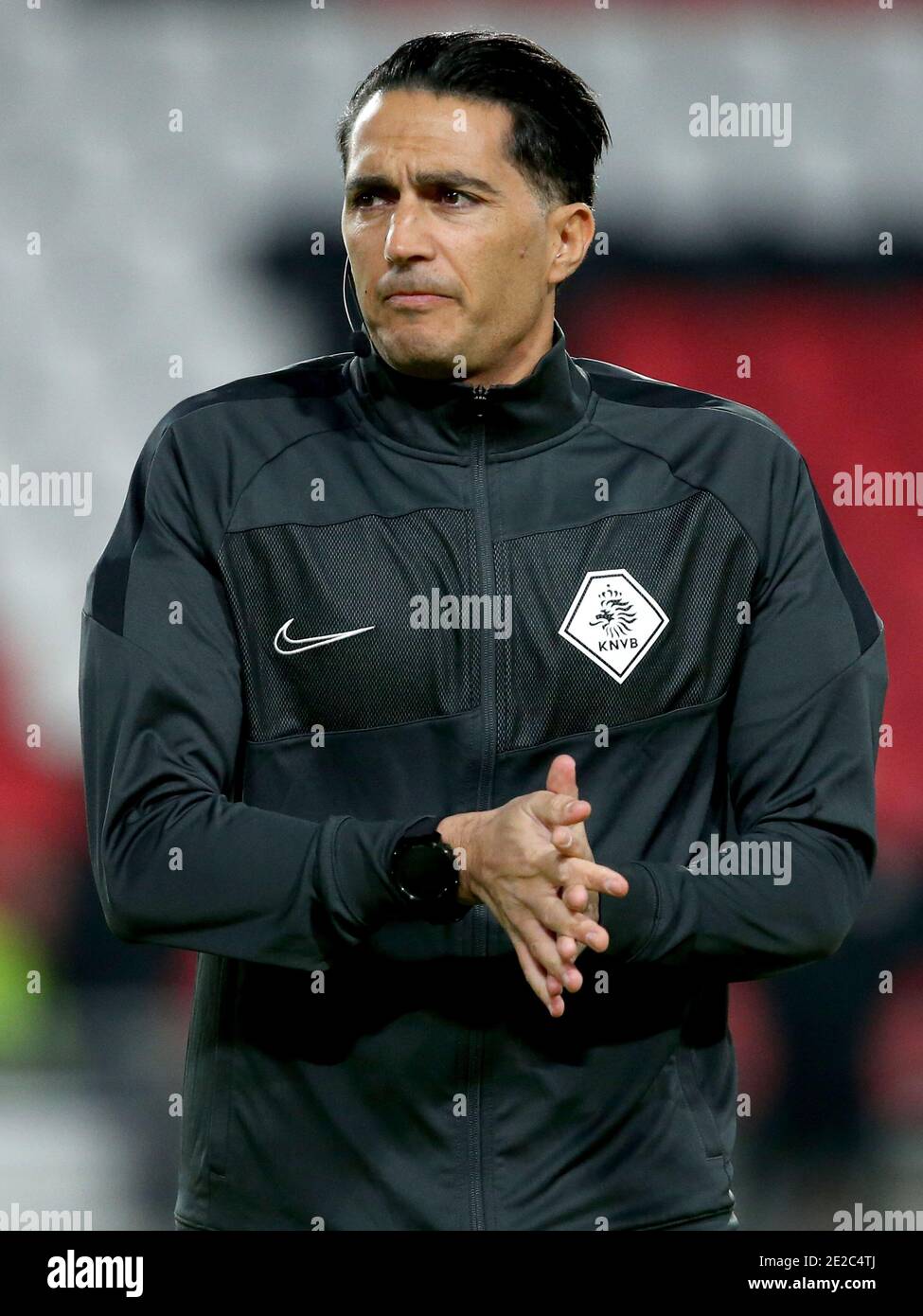 EINDHOVEN, NETHERLANDS - JANUARY 13: Referee Serdar Gozubuyuk during ...