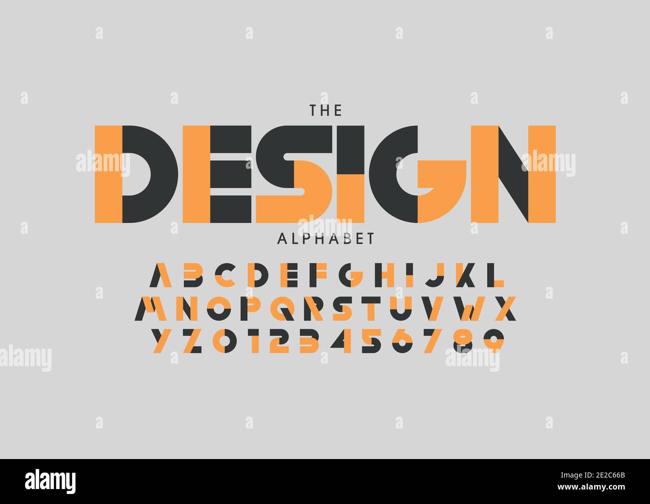 Vector of stylized alphabet and font Stock Vector Image & Art - Alamy