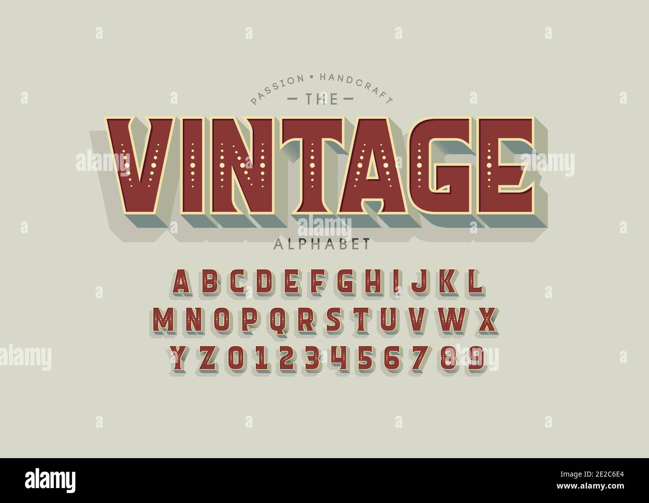 Vector of stylized alphabet and font Stock Vector Image & Art - Alamy