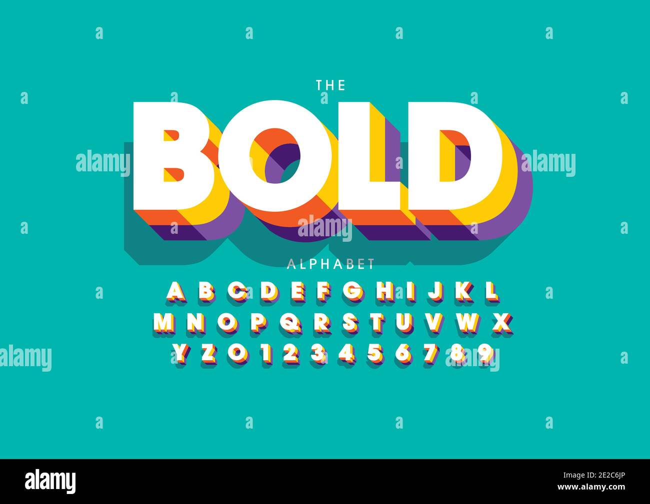 Vector of stylized alphabet and font Stock Vector Image & Art - Alamy