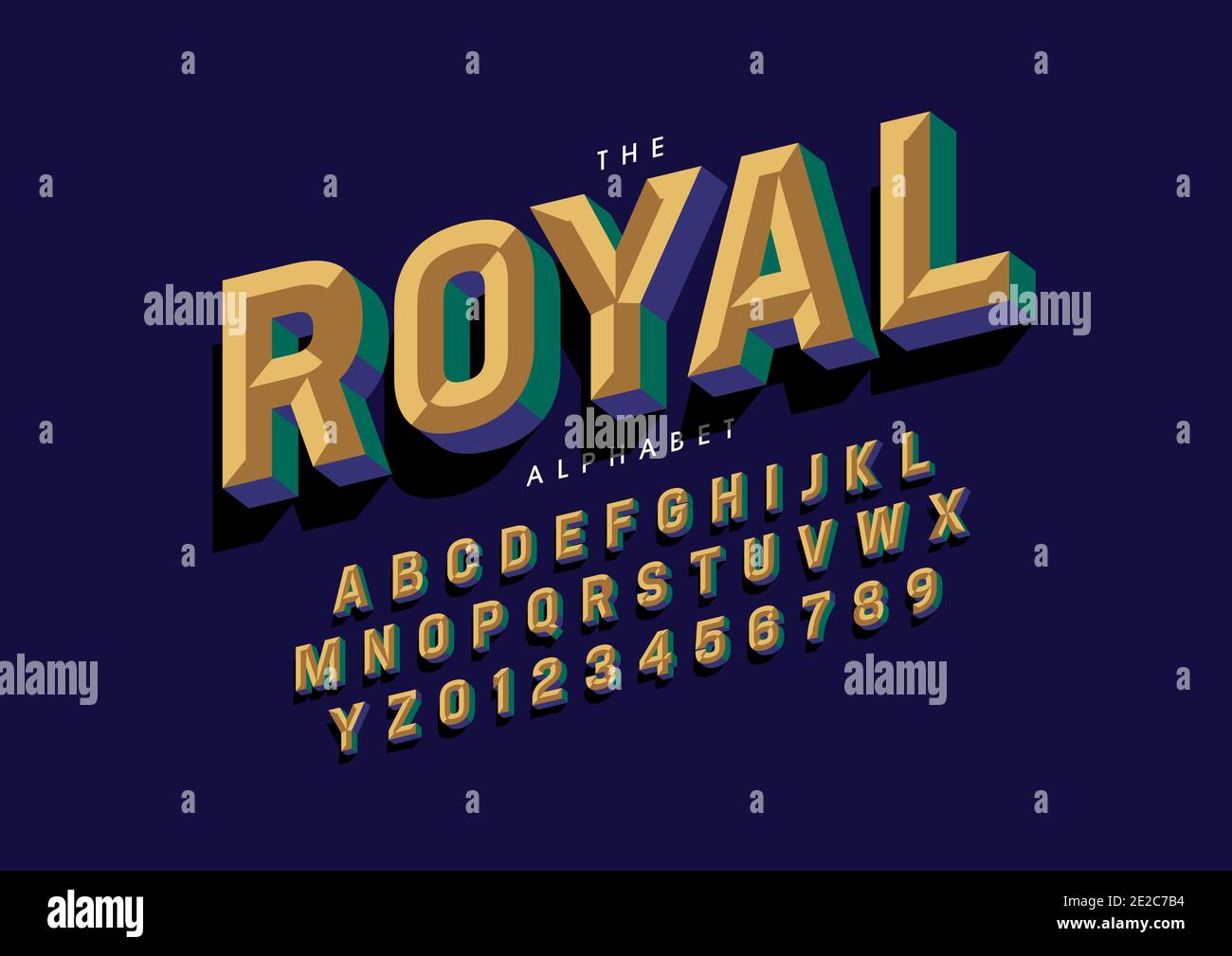 Vector of stylized alphabet and font Stock Vector Image & Art - Alamy