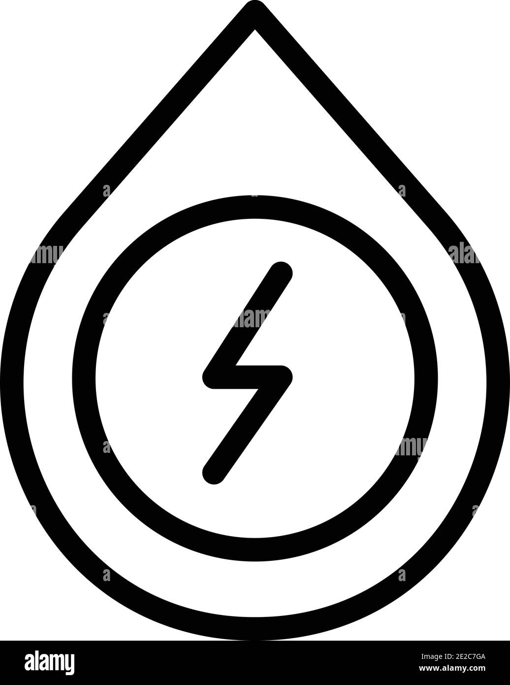 Power generation icon. Outline power generation vector icon for web ...