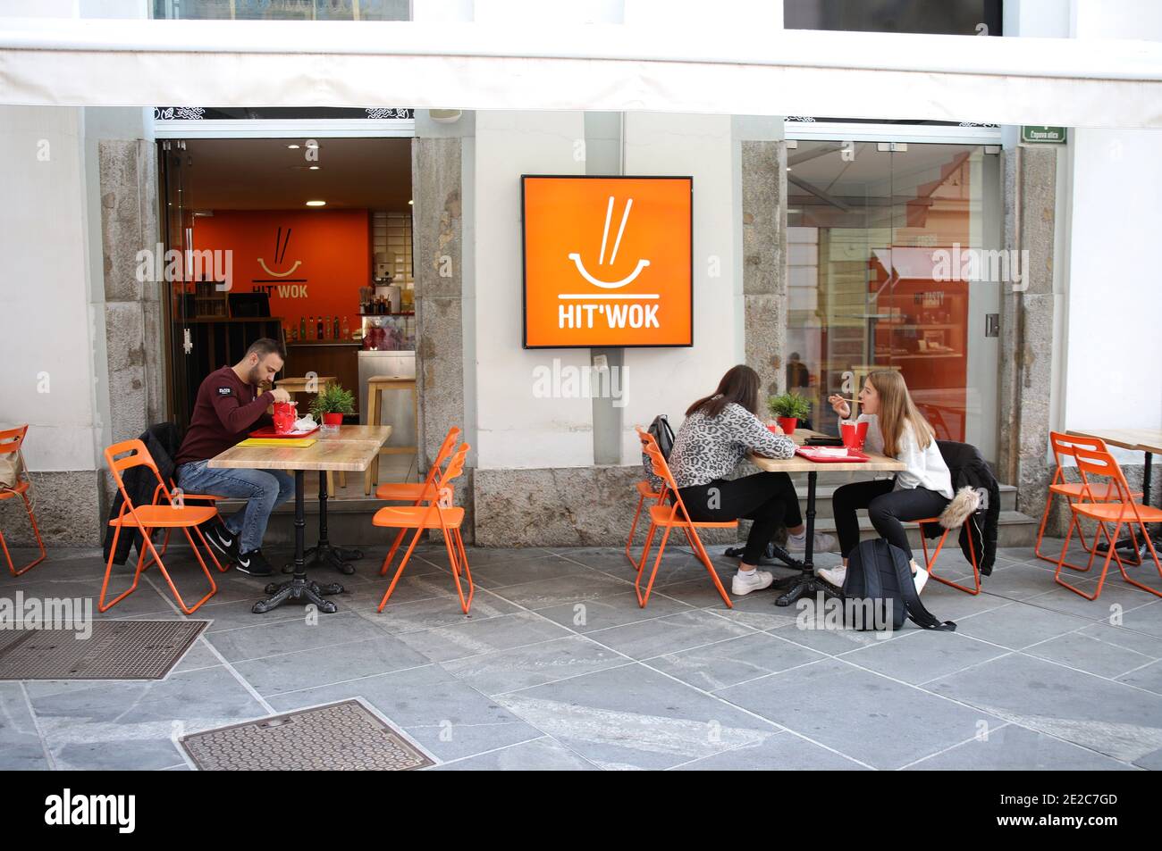 Cafe fast food outlet hi-res stock photography and images - Alamy