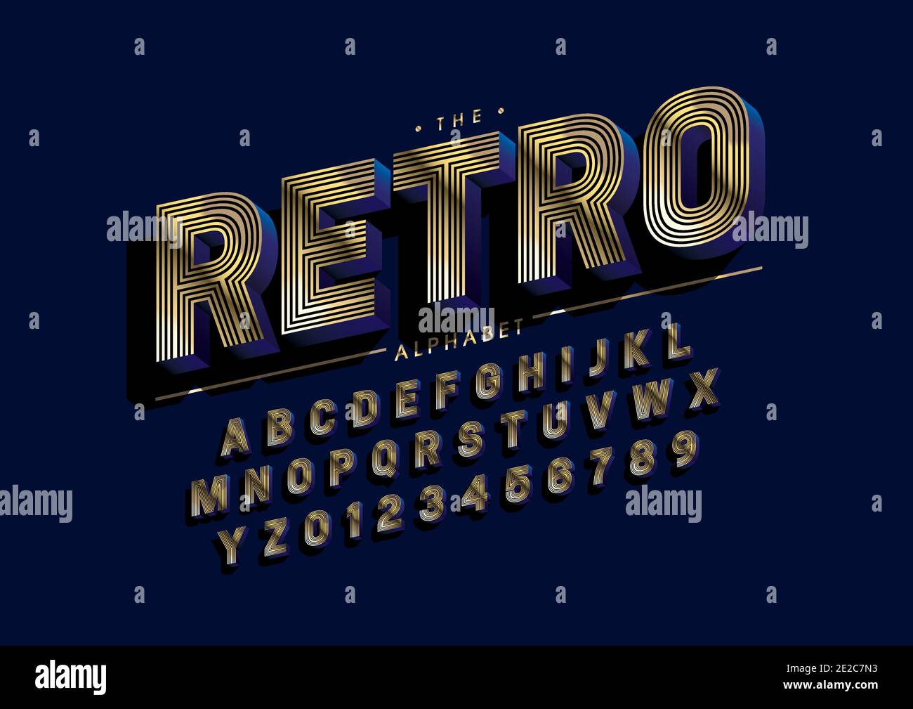 Vector of stylized alphabet and font Stock Vector Image & Art - Alamy