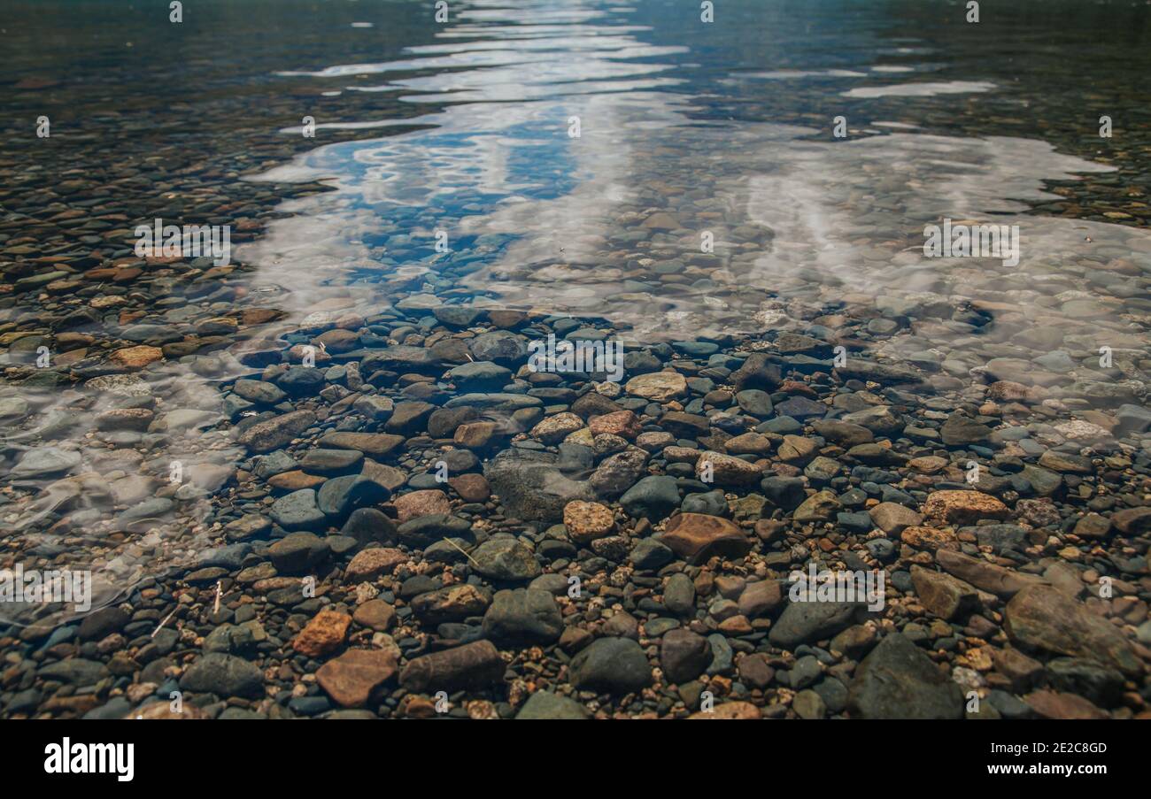 Rocks underwater lake surface hi-res stock photography and images - Alamy