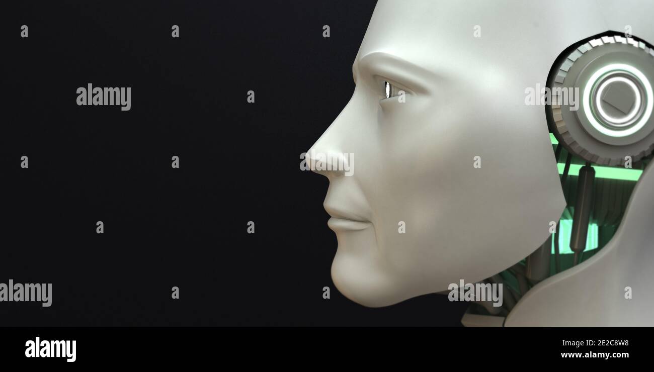 Illustration of the concepts of science, technology, and artificial ...