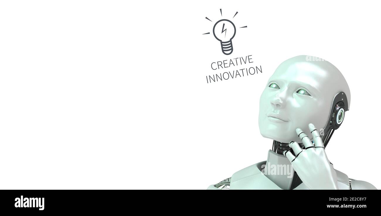 Illustration of the concepts of science, technology, and artificial ...
