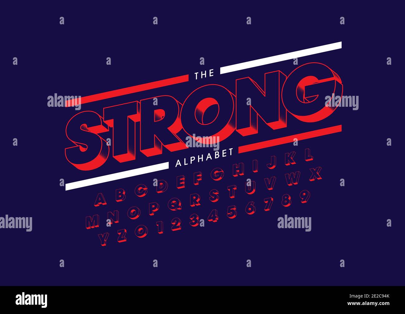 Vector of stylized alphabet and font Stock Vector Image & Art - Alamy