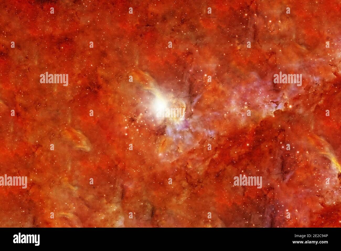 Red nebula in darkness space hi-res stock photography and images - Alamy