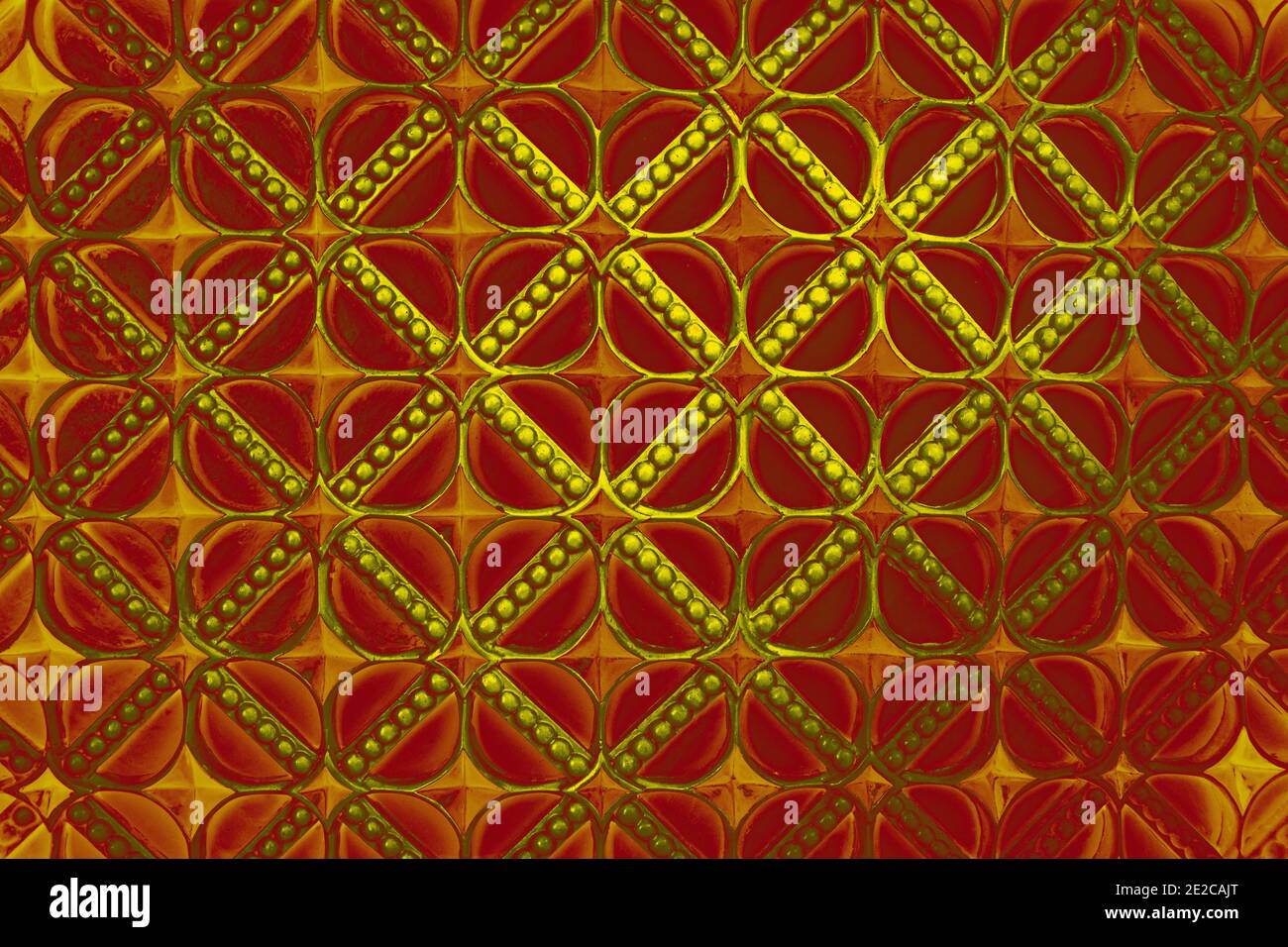 Orange net pattern with golden pearls Stock Photo - Alamy