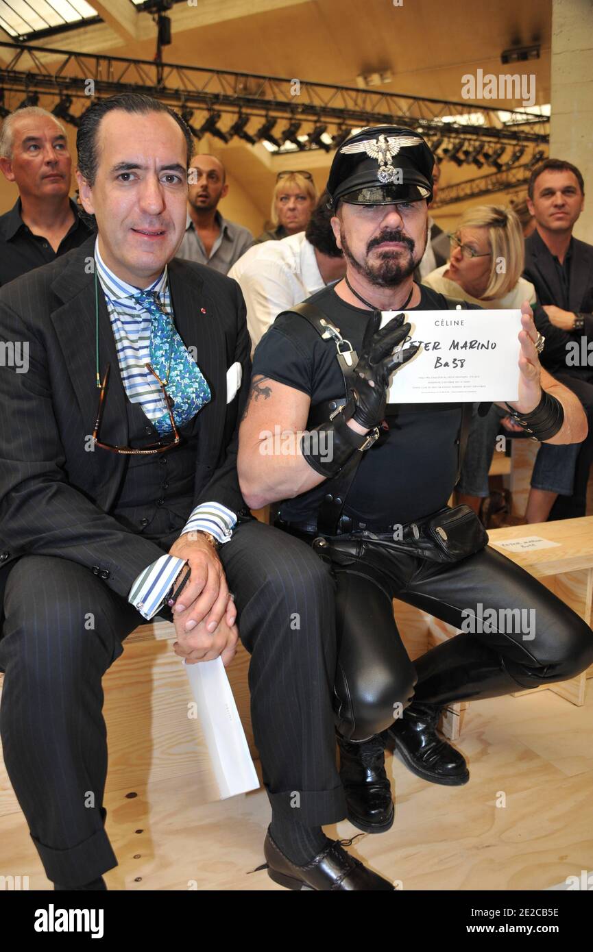 Jaime de Marichalar and Peter Marino at Celine Spring-Summer 2012 Ready ...
