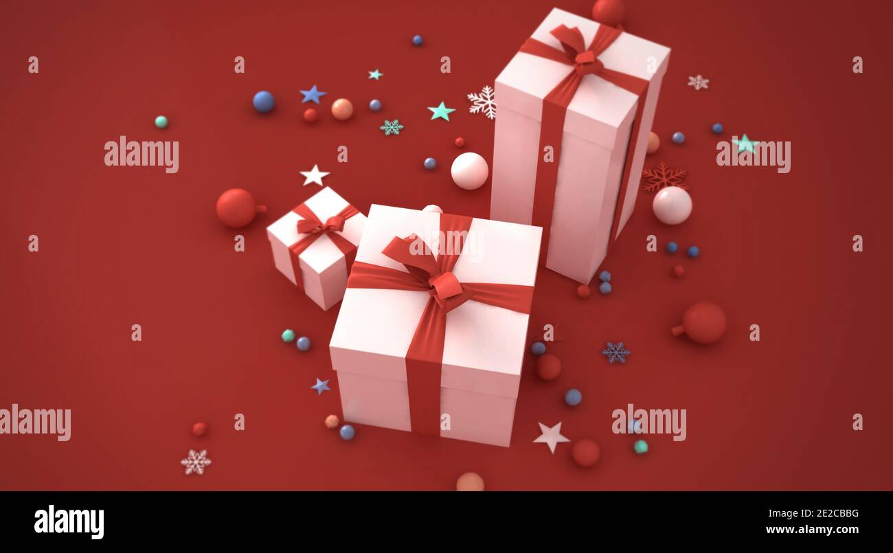 Gift Box Concept Illustration Stock Photo - Alamy