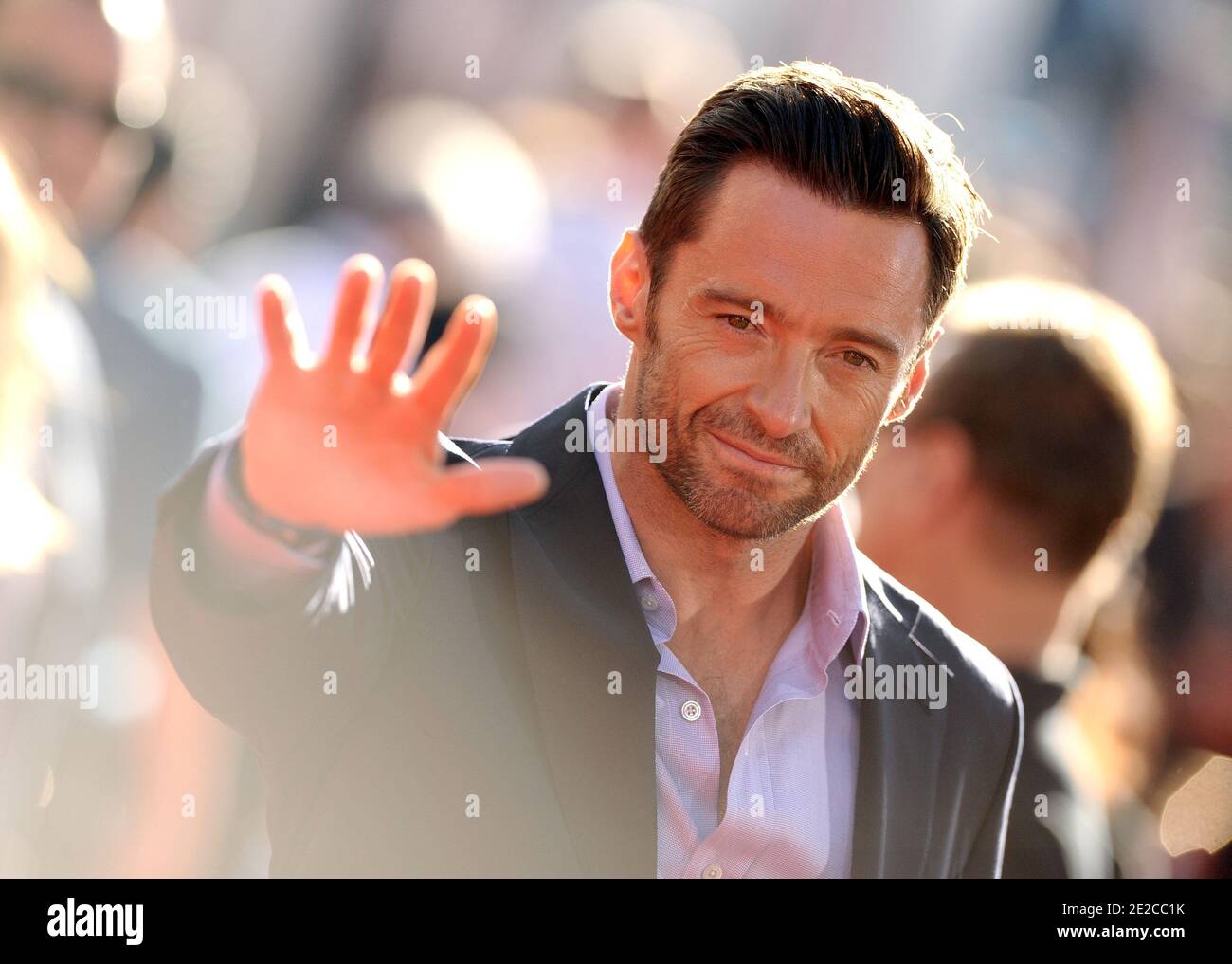 Hugh Jackman attends the 'Real Steel' premiere at Universal Studiosin ...