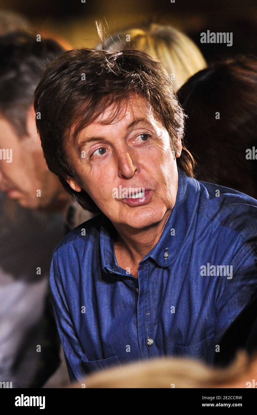 Paul McCartney attending the Stella McCartney Ready-to-Wear Spring ...