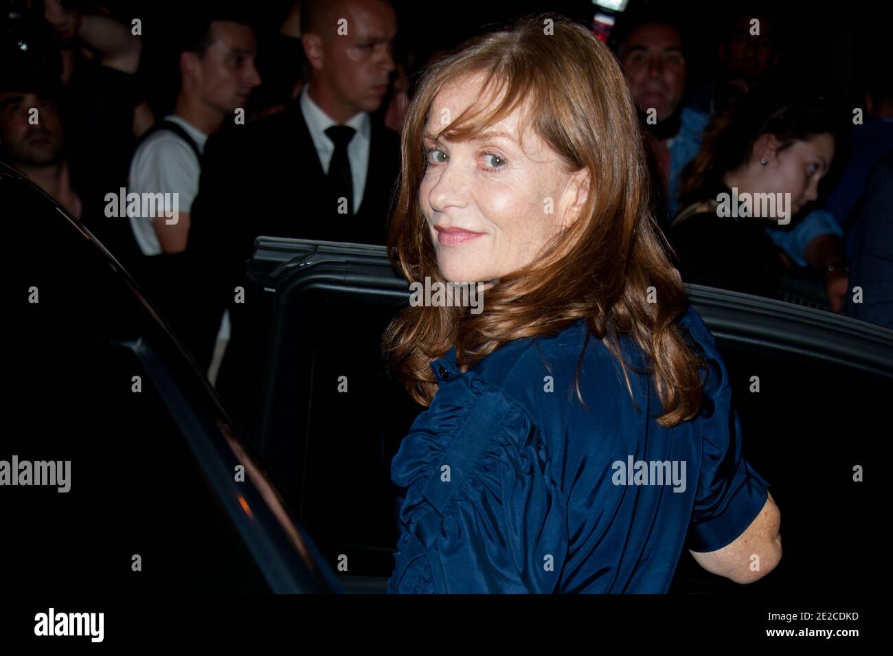 Isabelle Huppert attending the Yves Saint-Laurent Ready to Wear Spring ...