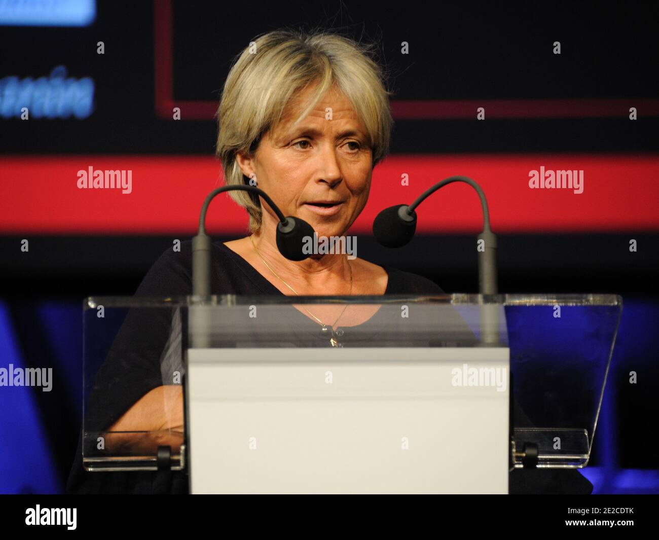 Christine Janin attending the 2011 Clarins Award of the 'Femme ...