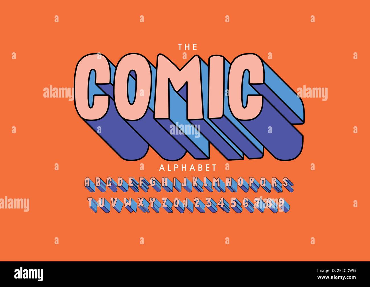 Vector of stylized alphabet and font Stock Vector Image & Art - Alamy