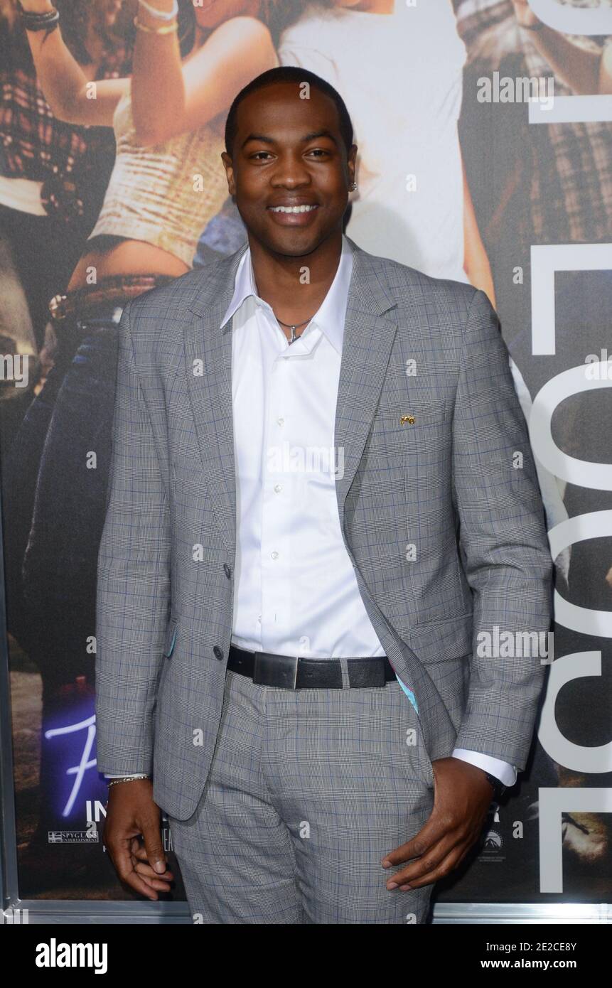 Ser'Darius Blain arriving for Paramount pictures premiere of 'Footloose ...