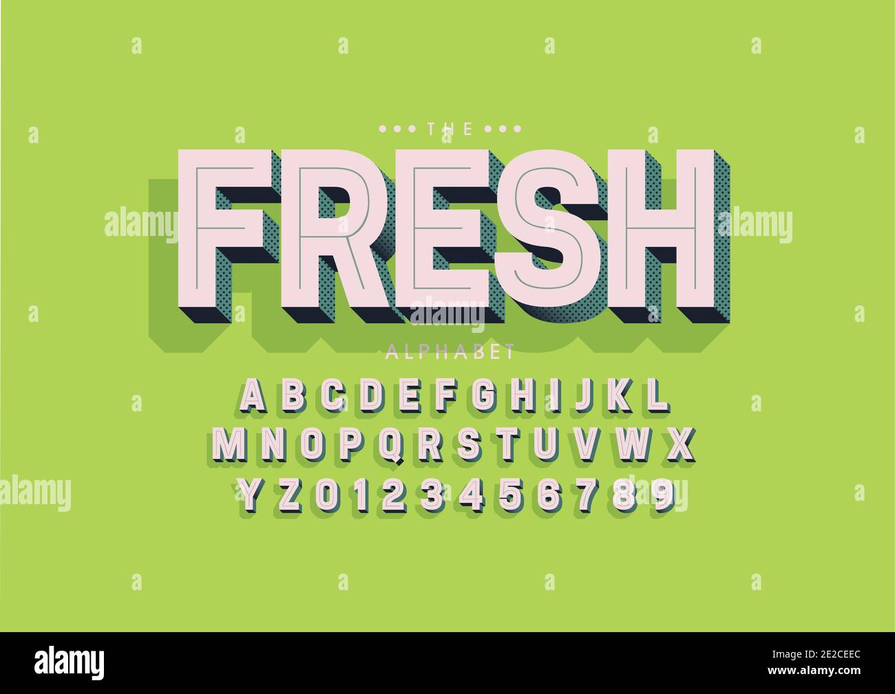 Vector of stylized alphabet and font Stock Vector Image & Art - Alamy