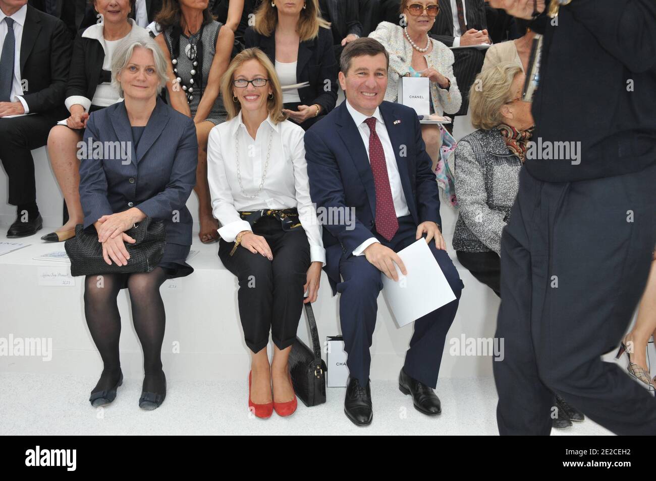 US Ambassador to France Charles H. Rivkin, his wife Susan Tolson ...