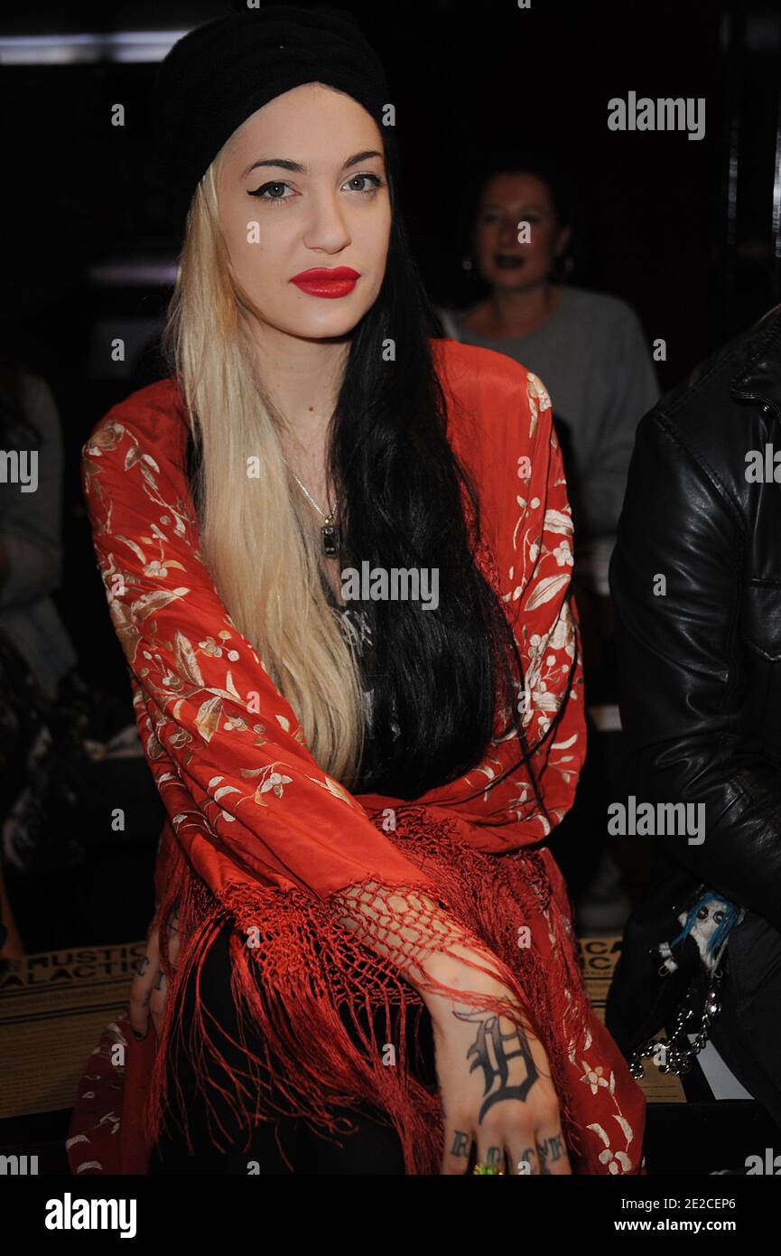 Alaina Marie Beaton aka Porcelain Black attending the Castelbajac ...