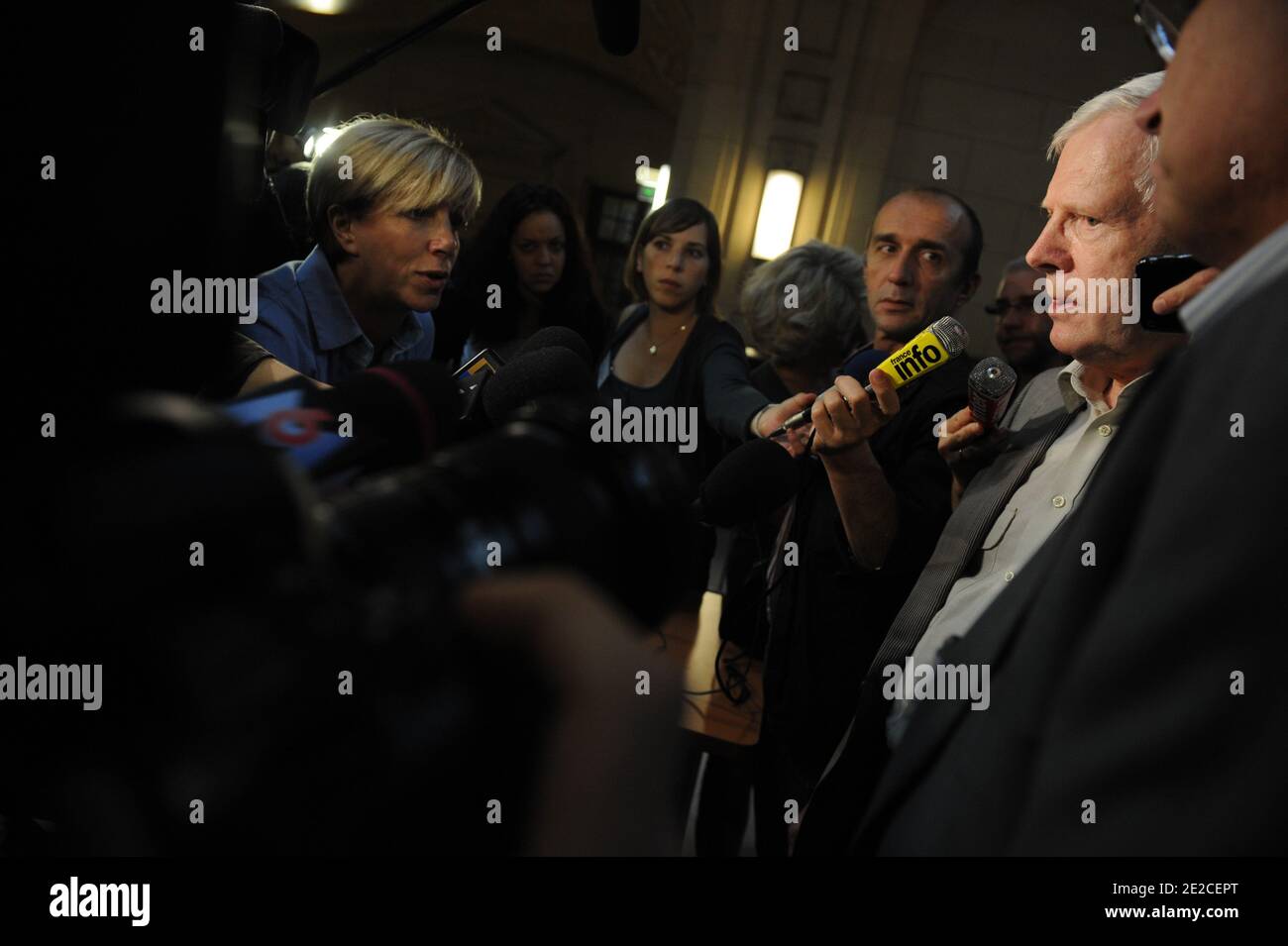 Frenchman Andre Bamberski pictured at the Palais de Justice for German ...