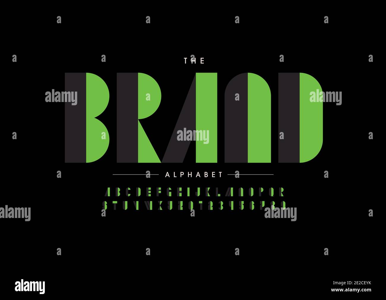 Vector of stylized alphabet and font Stock Vector Image & Art - Alamy