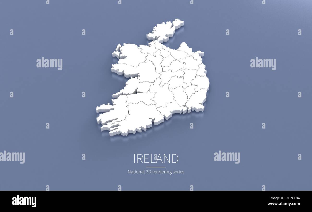 Ireland map hi-res stock photography and images - Alamy