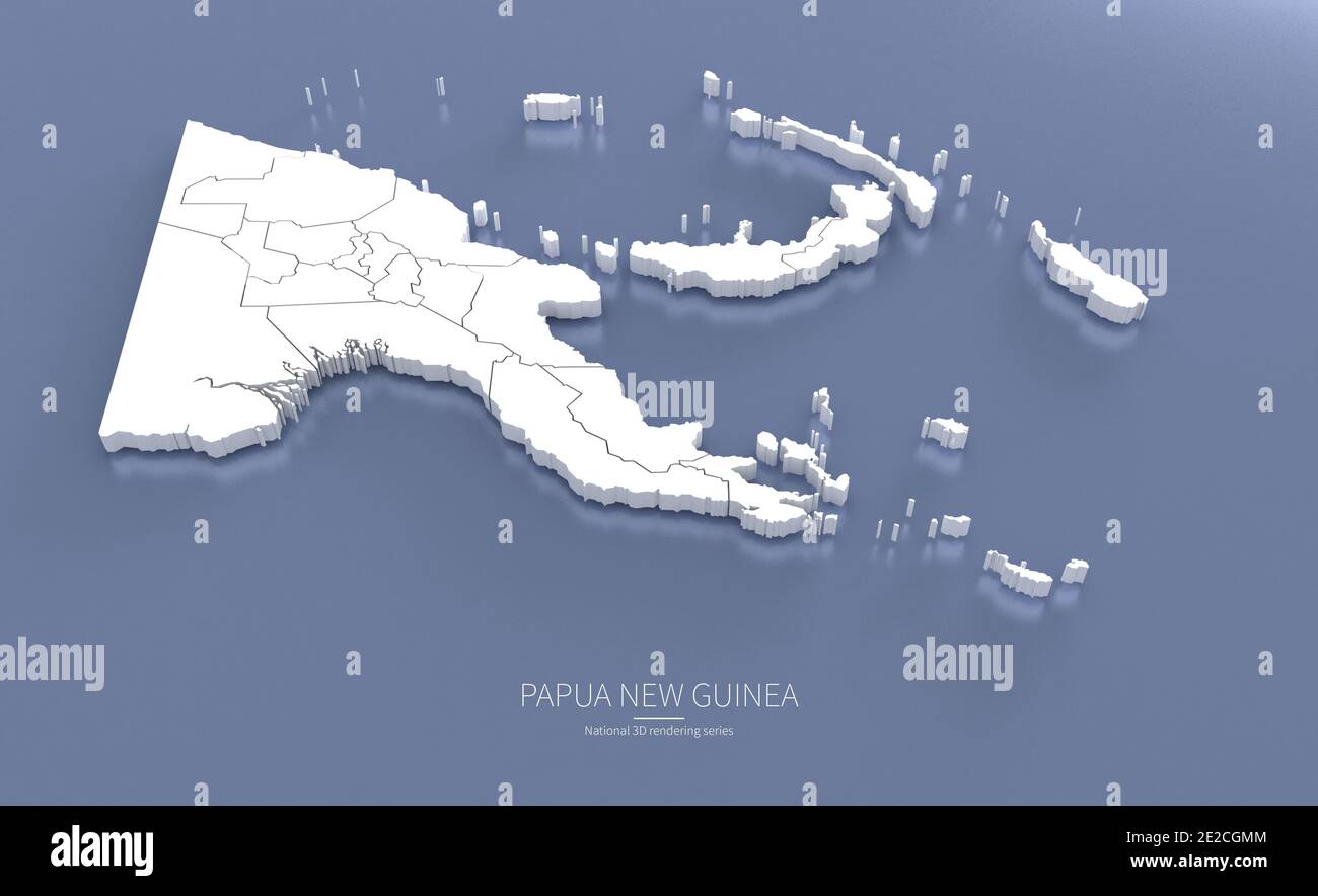 Papua new guinea map hi-res stock photography and images - Alamy