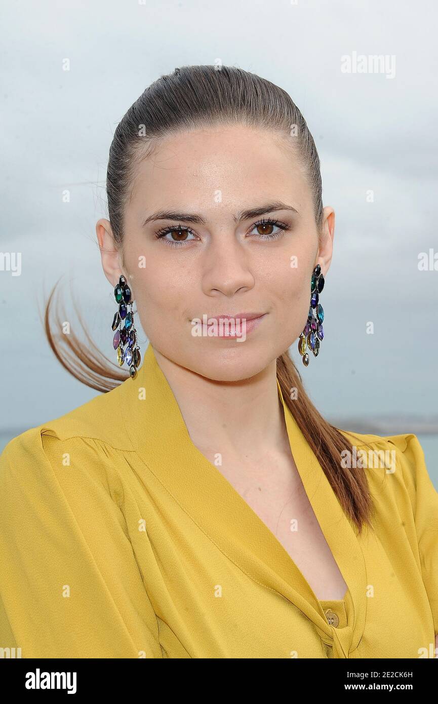 Hayley Atwell poses during the 22th British Film Festival of Dinard ...
