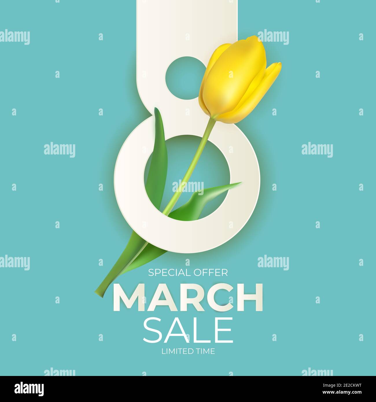 8 March sale banner Background Design. Template for advertising, web ...
