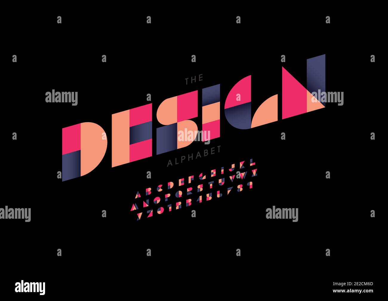 Vector of stylized alphabet and font Stock Vector Image & Art - Alamy