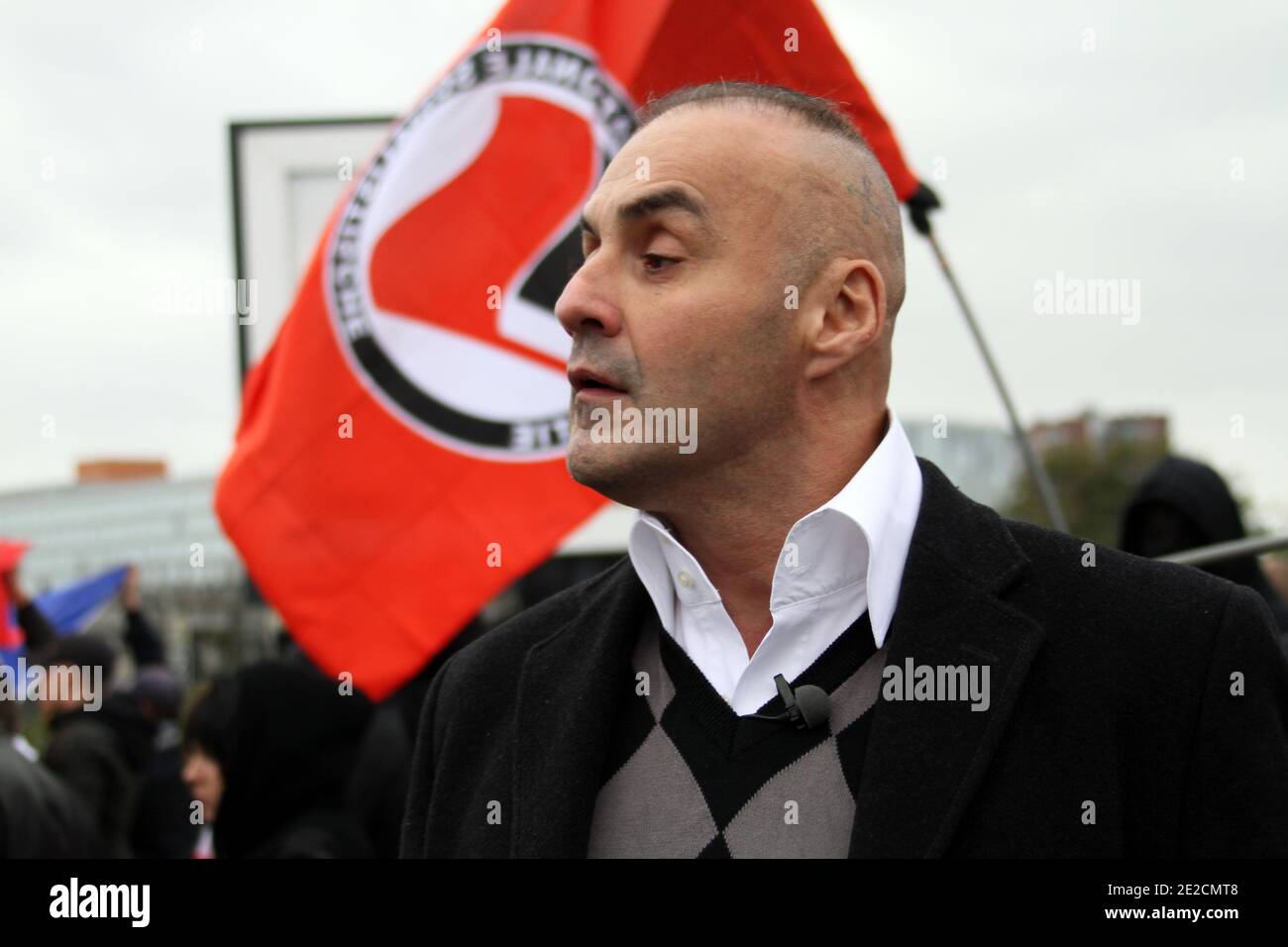 Serge Elie Ayoub alias Batskin in the 80's as he was skinhead leader ...