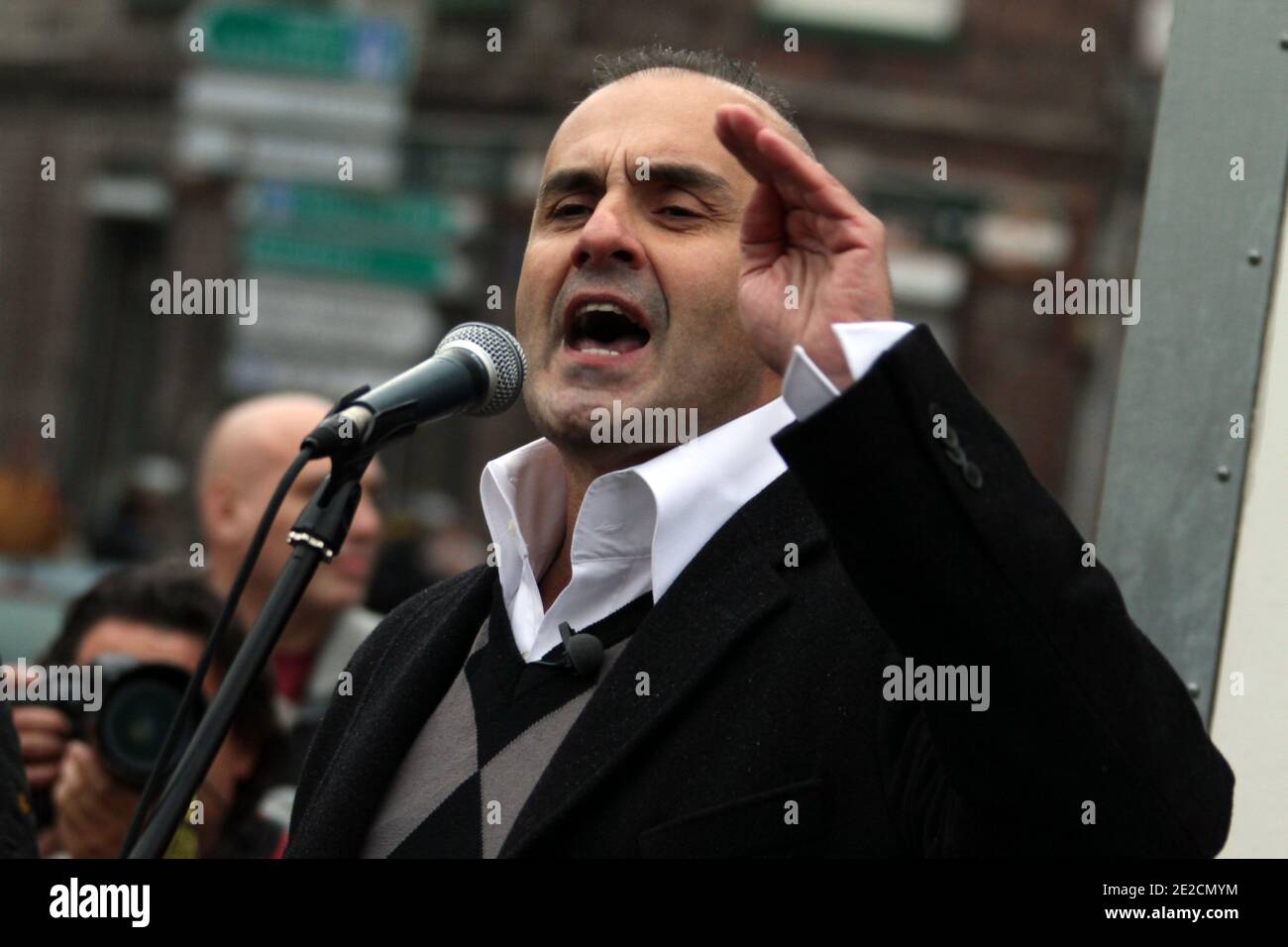 Serge Elie Ayoub alias Batskin in the 80's as he was skinhead leader ...