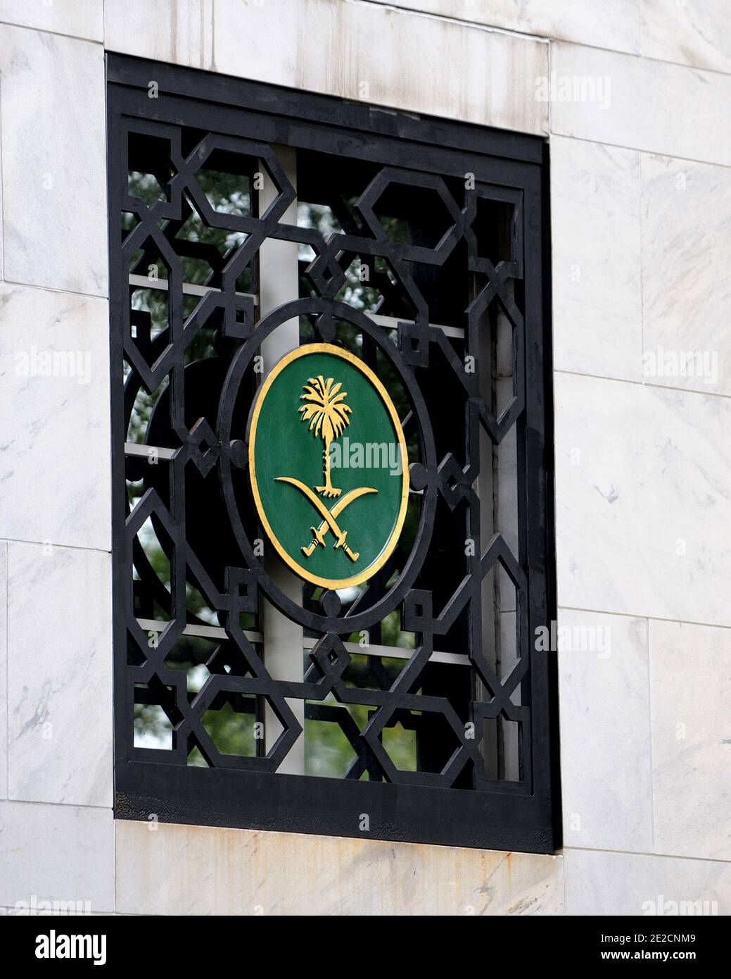 View of the Saudi Embassy on October 11, 2011 in Washington, DC.The FBI ...