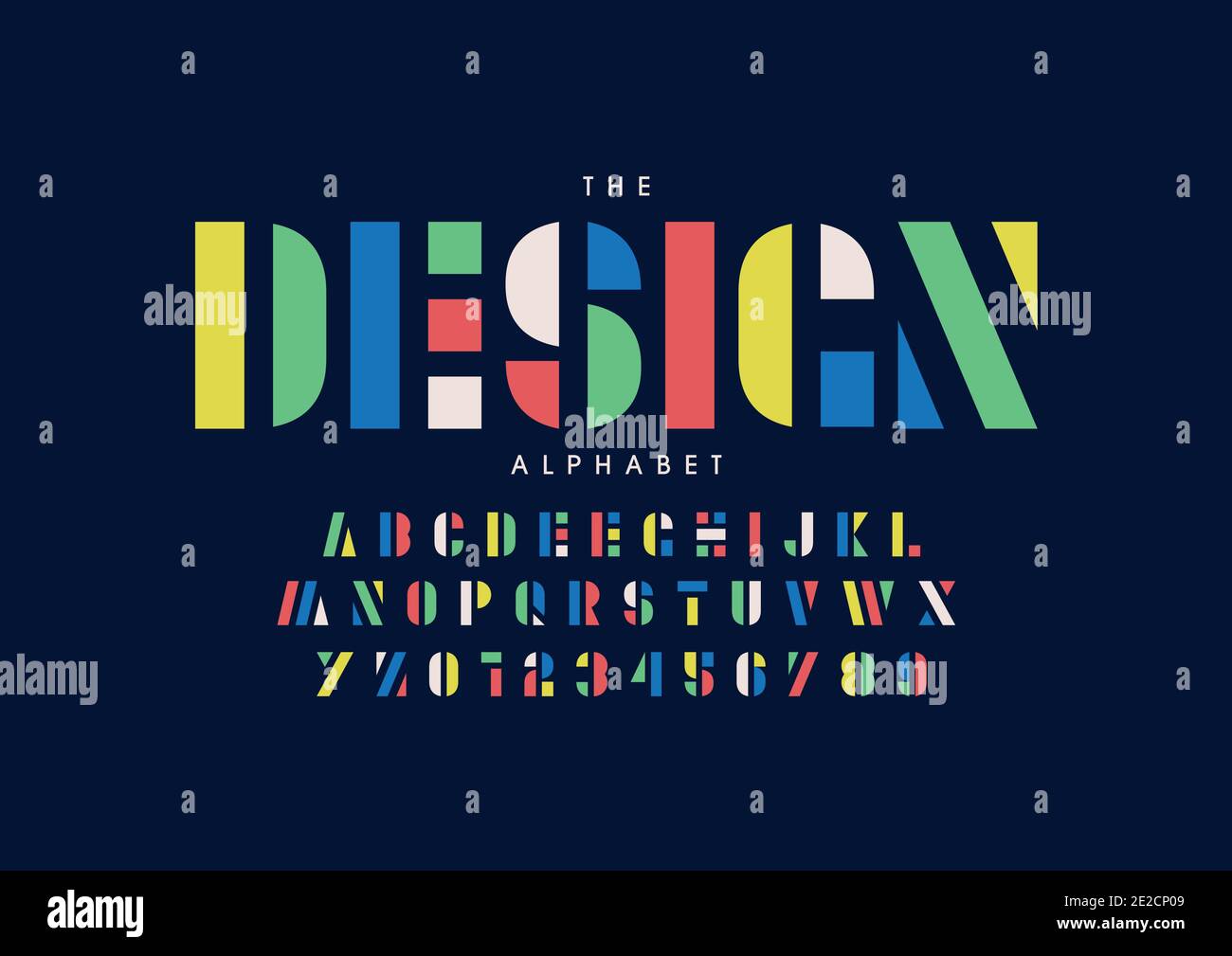 Vector of stylized alphabet and font Stock Vector Image & Art - Alamy